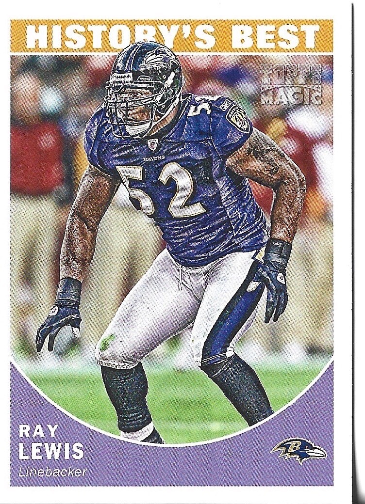 2010 Topps Magic History's Best Ray Lewis | eBay