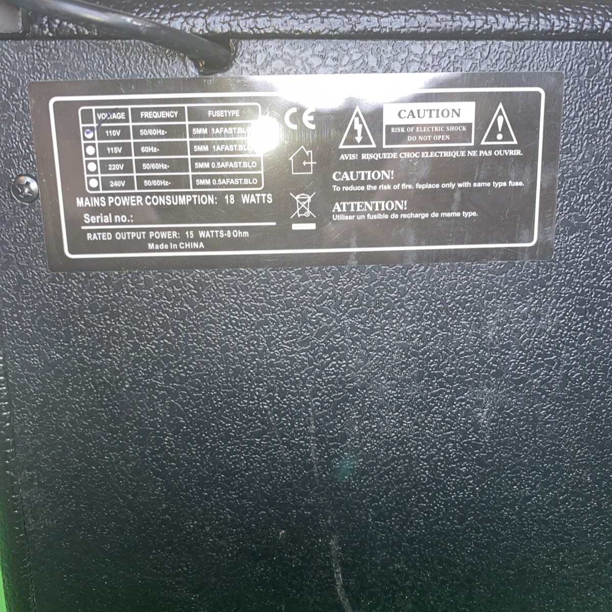 Tangsheng TS GM-215 15W Electric Amplifier Amp Distortion Tangsheng TS GM-215 15W Electric Amplifier Amp Distortion