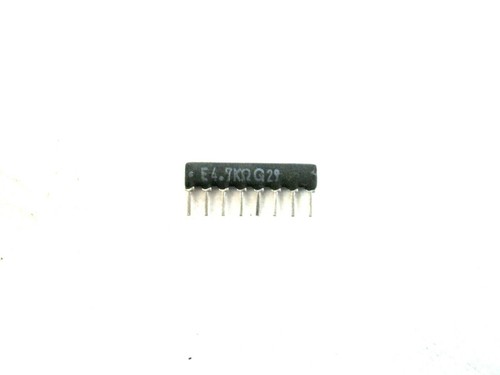 4.7K Ohm 8 Pin SIP (single inline package) Resistor (New Old Stock)(QTY ...