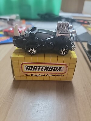MATCHBOX-MB#53 RHINO ROD---BLACK --WITH YELLOW BOX | eBay