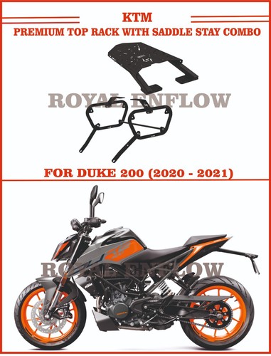 KTM Premium Top Rack With Saddle stay COMBO for DUKE 200 (2020- 2021 ...