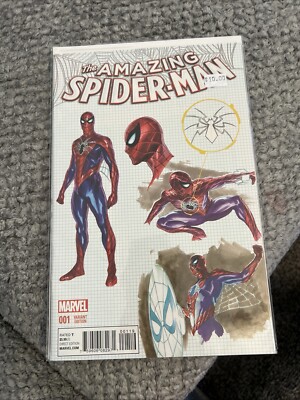 THE AMAZING SPIDER-MAN #1 1:20 ALEX ROSS DESIGN VARIANT (2015) | eBay