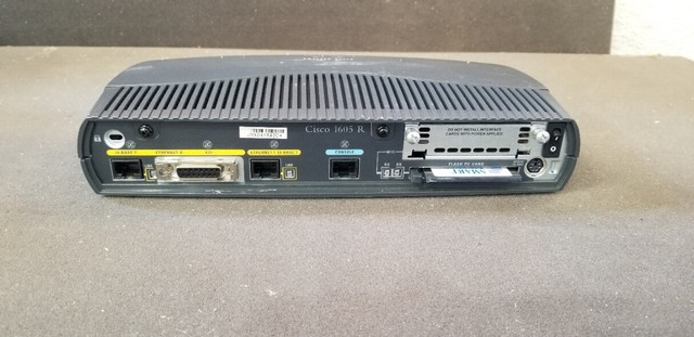 Cisco 1600 Series Modular Router With 2 Port Ethernet 1605R for sale ...