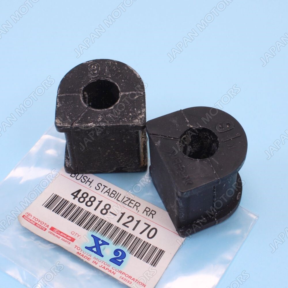 x2 GENUINE TOYOTA Camry Avalon REAR STABILIZER SWAY BAR BUSHINGS KIT ...