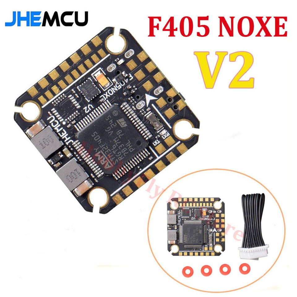 JHEMCU F405 NOXE V2 Flight Controller Baro OSD 3-6S 16MB 5V 10V Dual ...