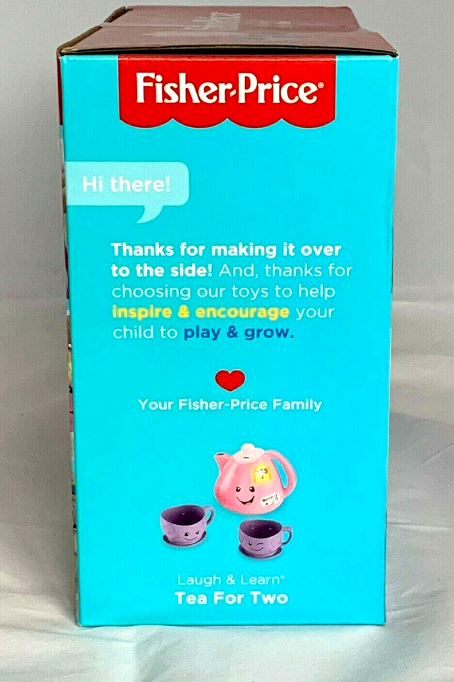 Fisher-Price Laugh and Learn Say Please Tea Set Tilt Magic Teapot For ...