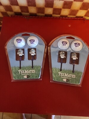 2 TeeMates Golf Tees & Balls Regulation size TCU Hornfrogs Pack NEW | eBay