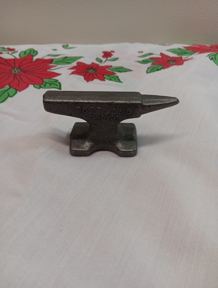 Vintage Portland Forge Mini Anvil 1909-1987 Salesman Sample Paperweight ...