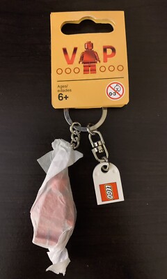 LEGO VIP Monochrome Red Metallic Keychain NEW | eBay