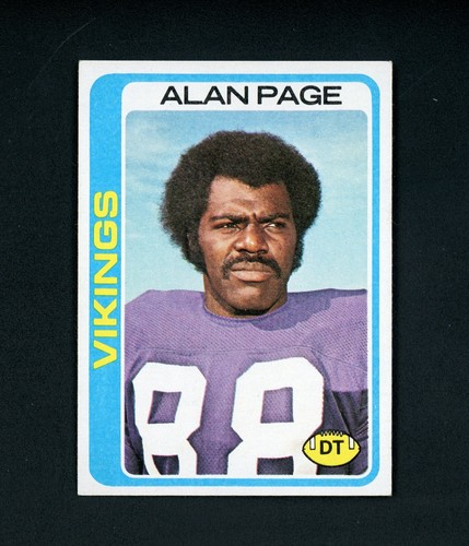 Alan Page 1978 Topps (HOF) Minnesota Vikings #406 NM+ | eBay