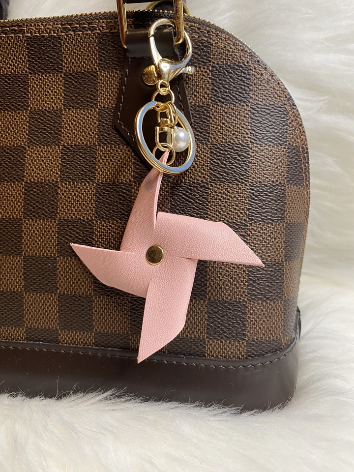 Wind Spinner Keychain Pink Bag Charm Windmill Keyring Purse Charm New ...