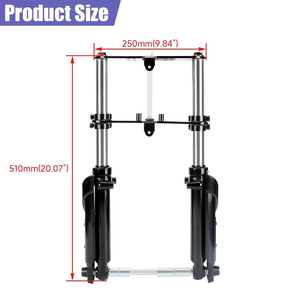 Front Fork Suspension Kit For Mega Moto MMB80 MMB105 MBX10 80cc 105cc ...