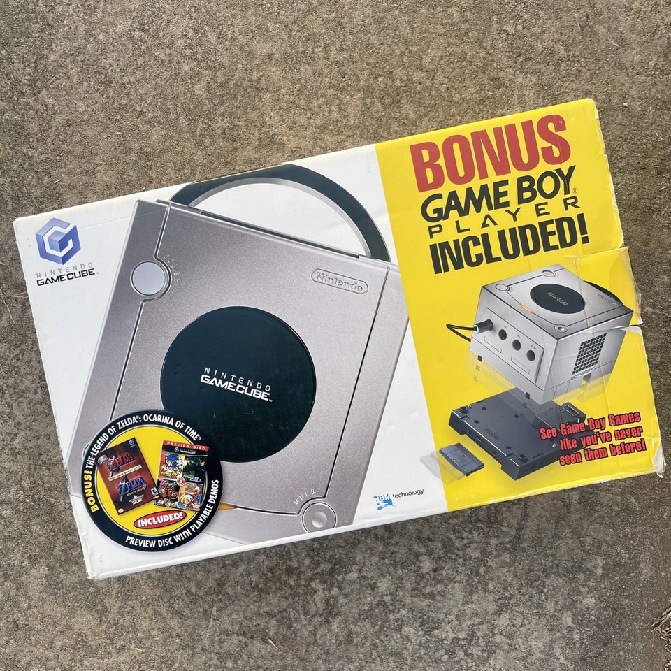 Nintendo Gamecube bundled with bonus Gamecube player Empty Box Only ...
