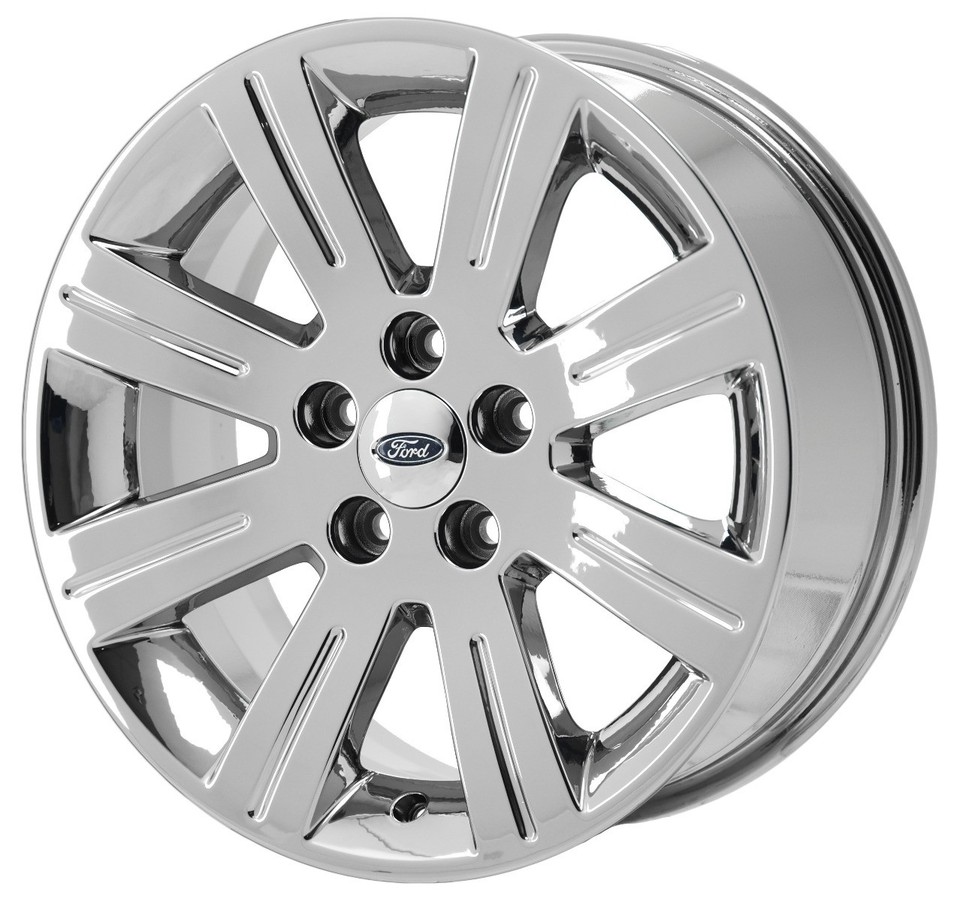 17" FORD FLEX PVD BRIGHT CHROME-C WHEELS RIMS FACTORY OEM 3816 2009 ...