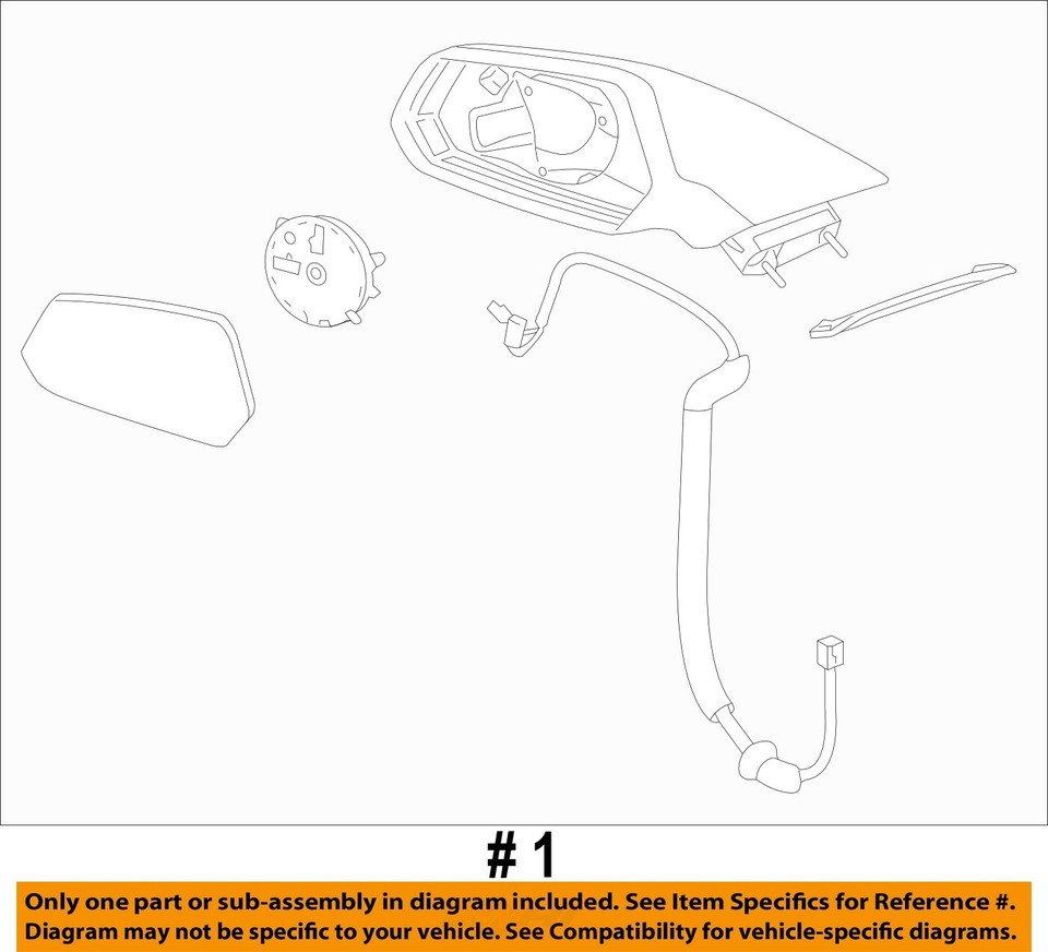 GM OEM 10-15 Camaro Door Outside Mirrors-Mirror Assy 92247438 | eBay