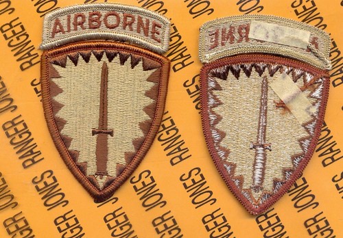 US Army Special Operations Command Europe Airborne SOCEUR Desert DCU ...