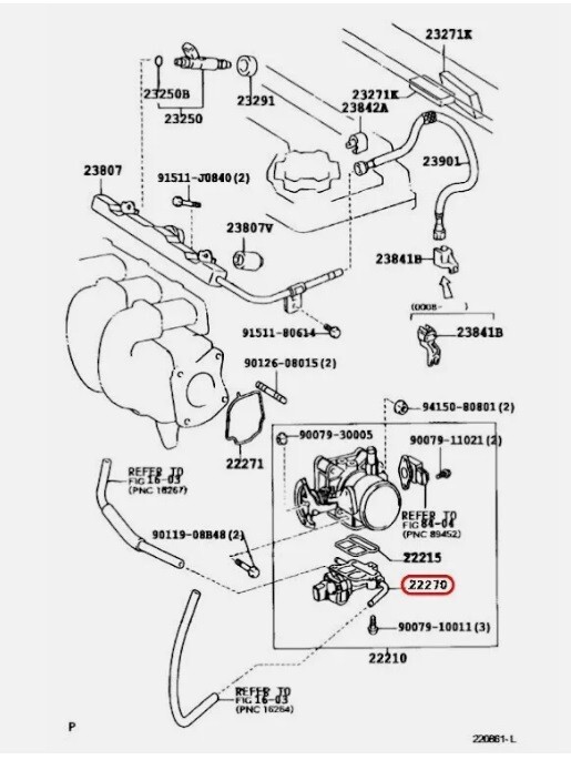 Toyota Genuine VALVE ASSY, IDLE SPEED CONTROL FOR THLOTTLE BODY OEM ...