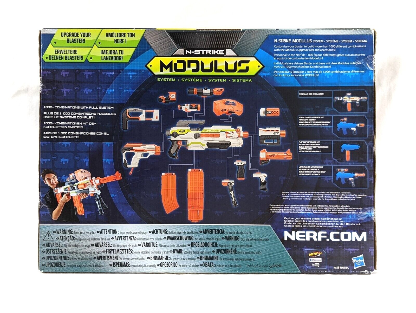 Nerf N-Strike Modulus Strike and Defend Upgrade Kit by Hasbro-New | eBay UK