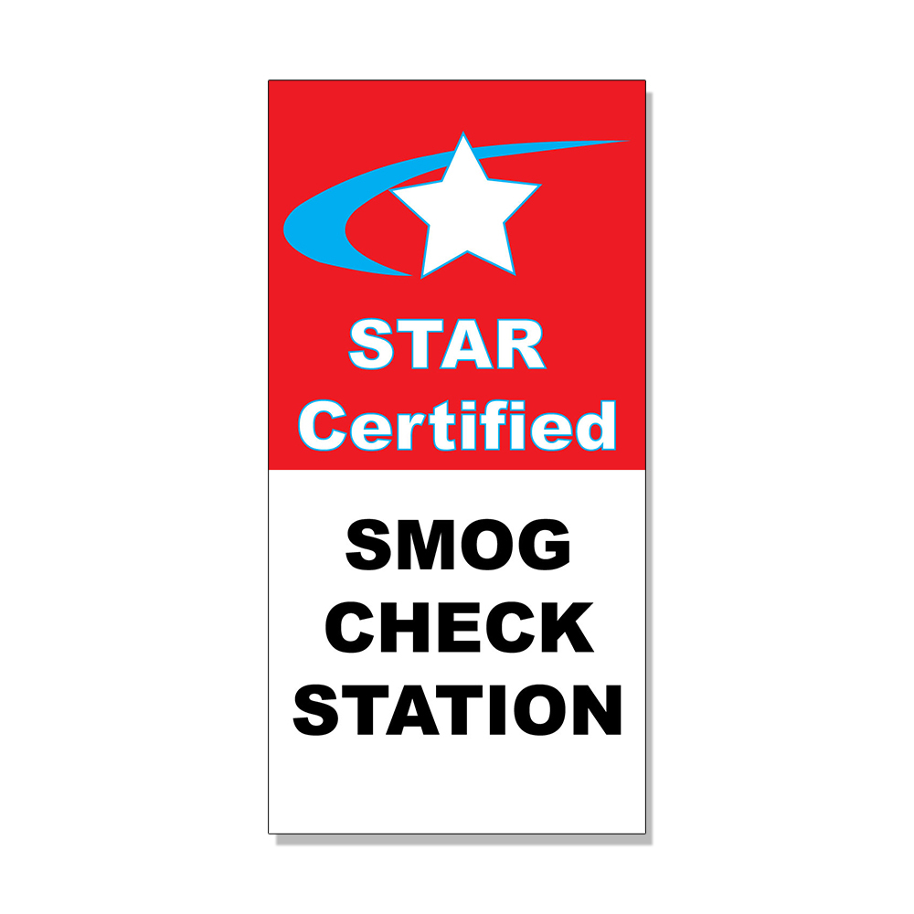 Star Smog Logo Star Smog Check Near Me Smog Of The Canyon