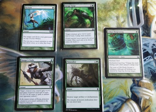 Green cards mtg Magic Buff Destroy Enchantment Instant Reclaim | eBay