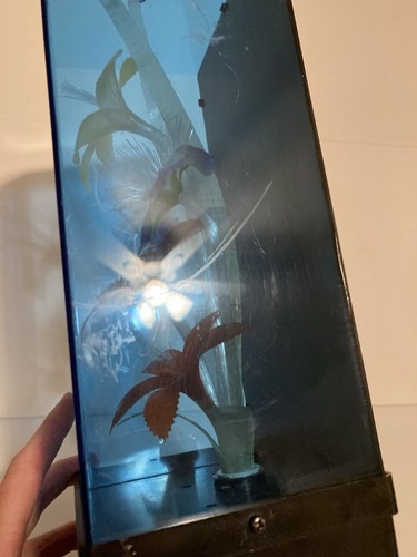 Vintage Fiber Optic Flowers Color Change Music Box Light - Memories ...