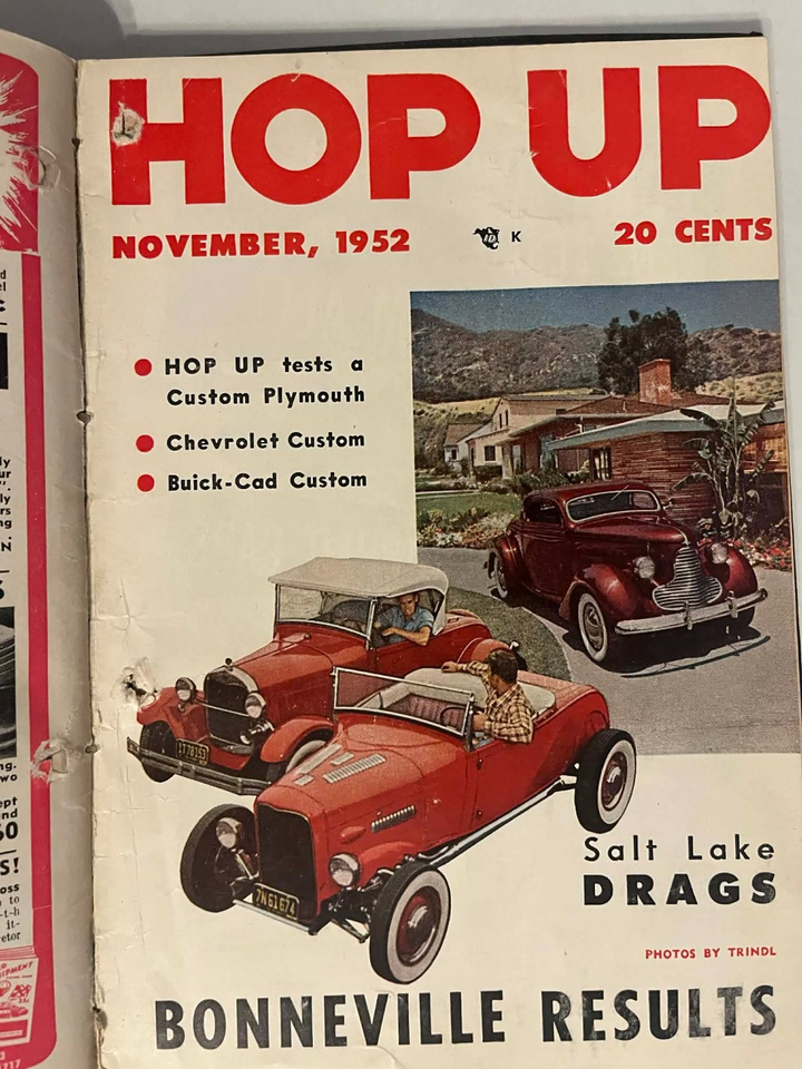 George Barris personal magazine collection, 1952 Hop Up, complete ...