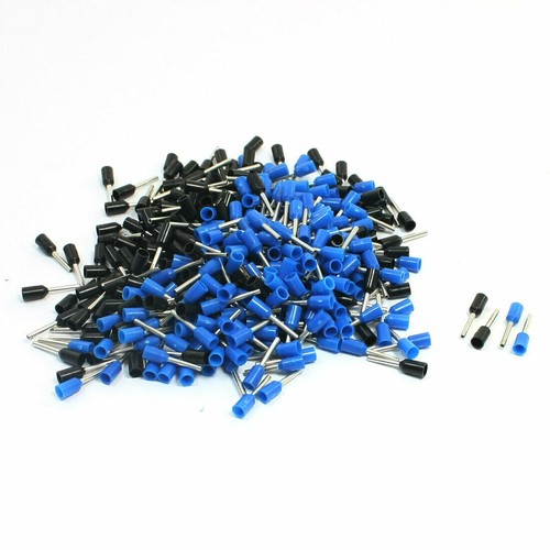 22 AWG Cable E0508 Black Blue Pre Insulate Ferrules Wiring Terminals ...