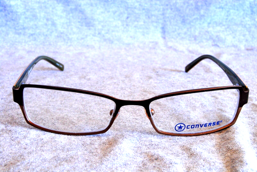 converse eyeglass frames duel mocha/brown 51-17-135 | eBay
