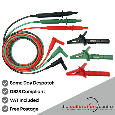 Replacement TEST LEADS for Megger MFT1552 [6220-796 equivalent ...