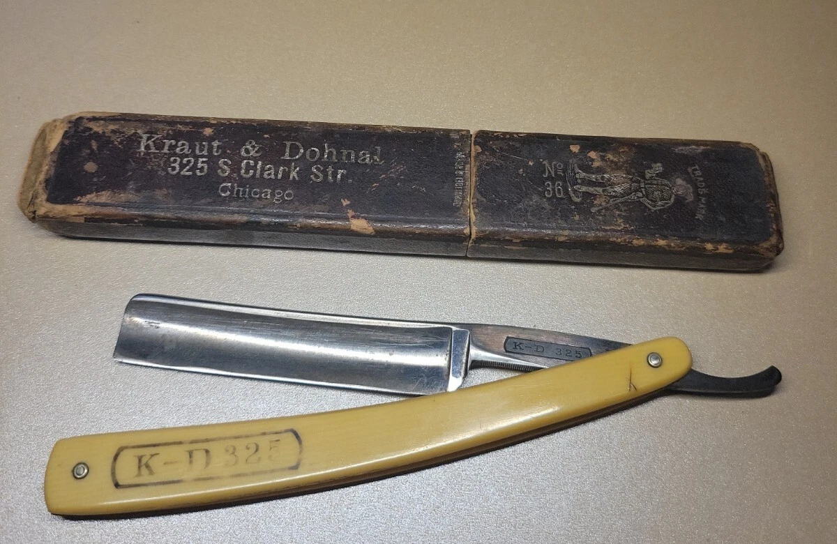 Vintage B WORTH And SON Straight Razor Cut Throat Mens, 41% OFF