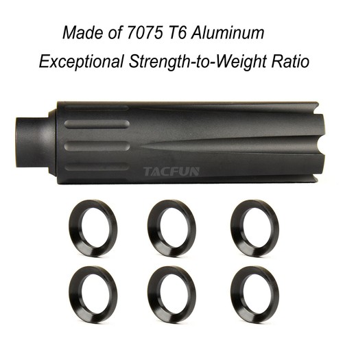 4.5" Extra Long Linear Compensator Muzzle Brake for .22LR .223 556 9MM ...