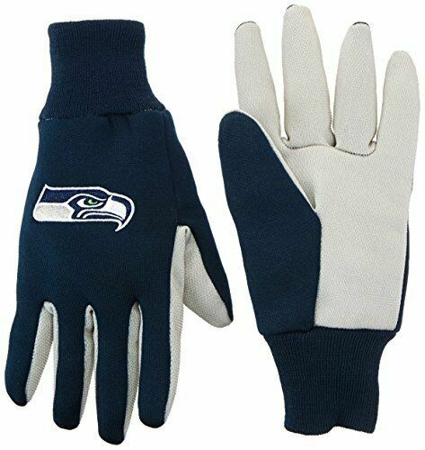 Seattle Seahawks Official Navy Winter Utility Gloves OSFM NWT Free ...