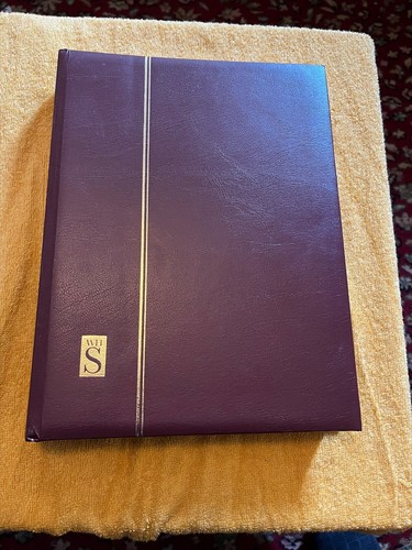 WH Smith 24 Black Pages 48 sides New Stamp Stock Book. | eBay UK