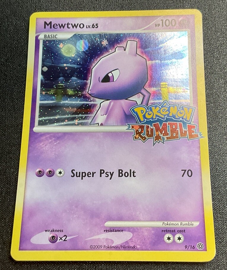 Pokémon TCG Mewtwo Pokémon Rumble 9/16 NM | eBay