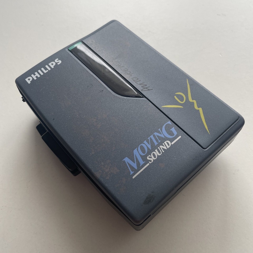 PHILIPS AQ 6404 Vintage Portable Cassette Player. BOXED. 90s Walkman ...