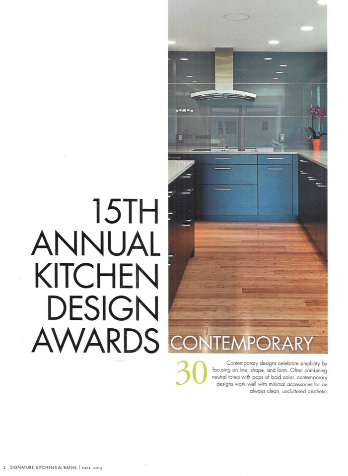 Signature Kitchens Baths Magazine Traditional Contemporary Designers ...