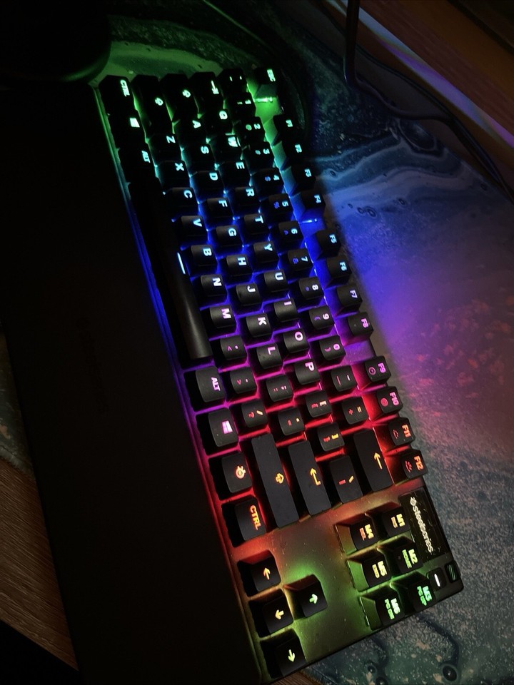 SteelSeries Apex Pro TKL Wireless HyperMagnetic Gaming Keyboard Black ...