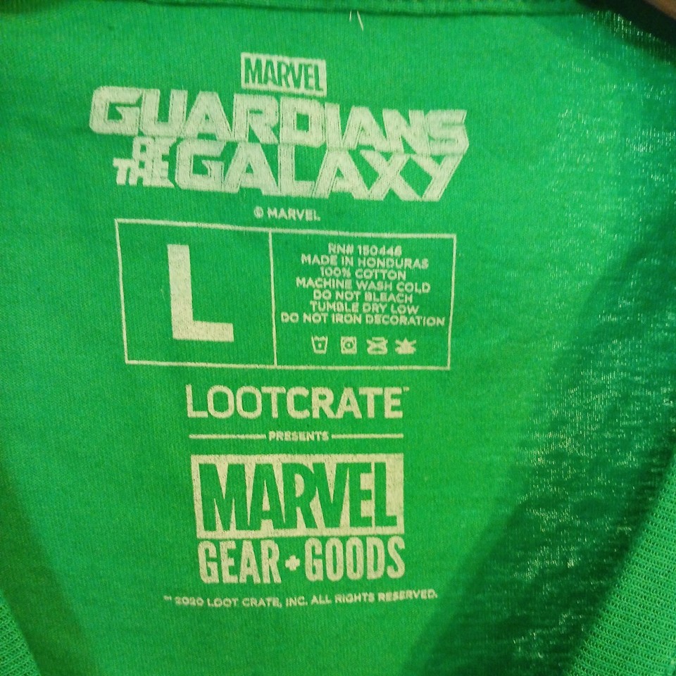 LOOT CRATE EXCL MARVEL GAMORA TEE SZ. LARGE BN COLOR GREEN | eBay
