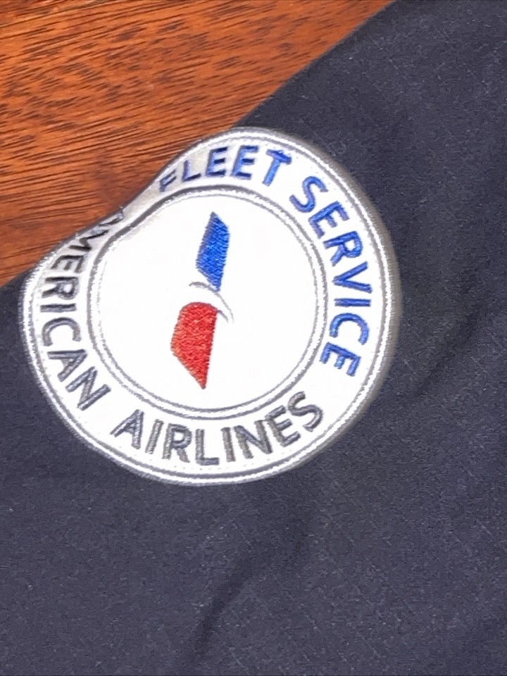 American Airlines Fleet Service SS Shirt Mens XL Dark Blue Uniform ...