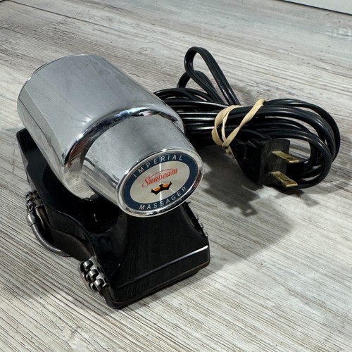 Vintage Sunbeam Imperial 2 Speed Massager No 1857-1 Barber Tested ...