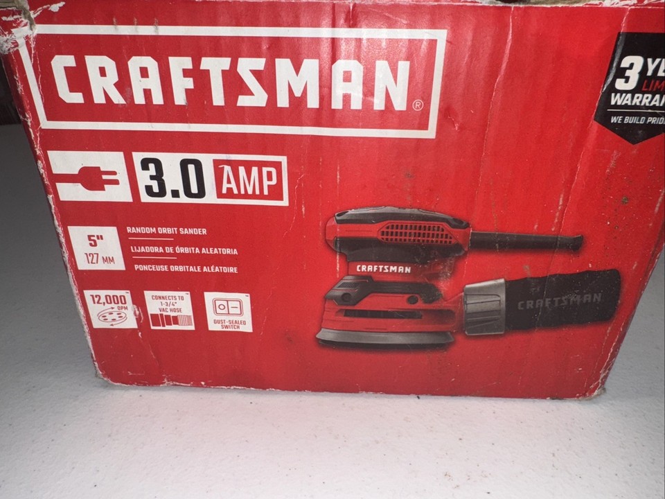 Craftsman Corded 120V Random Orbital Sander CMEW231 | eBay