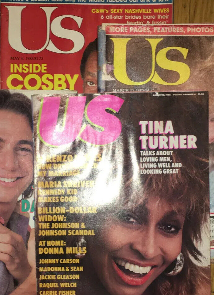 US ma 1985 Tina Turner Eddie Van Halen Raquel Welch George Michael ...