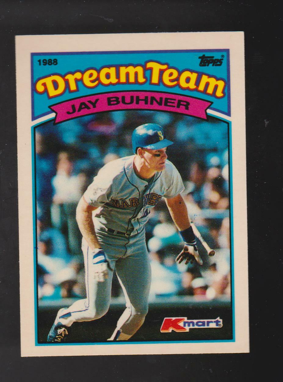 1989 K-Mart Dream Team set break #5 Jay Buhner rookie card, Seattle ...
