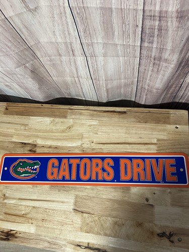 Florida Gators Street Sign 4" x 24" Plastic Street Sign- Gators Drive ...