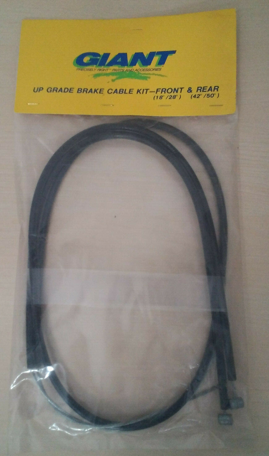 nos Vintage GIANT ATB OVERSIZE UP GRADE BRAKE CABLE KIT | eBay