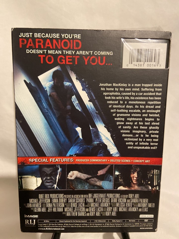 Phobia (DVD, 2014) Michael Jefferson , Emma Dubery , Sarah Schoofs , et ...