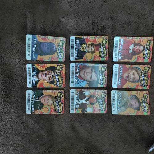 DAVE & BUSTER’S WILLY WONKA ARCADE COIN PUSHER CARDS - FULL SET | eBay