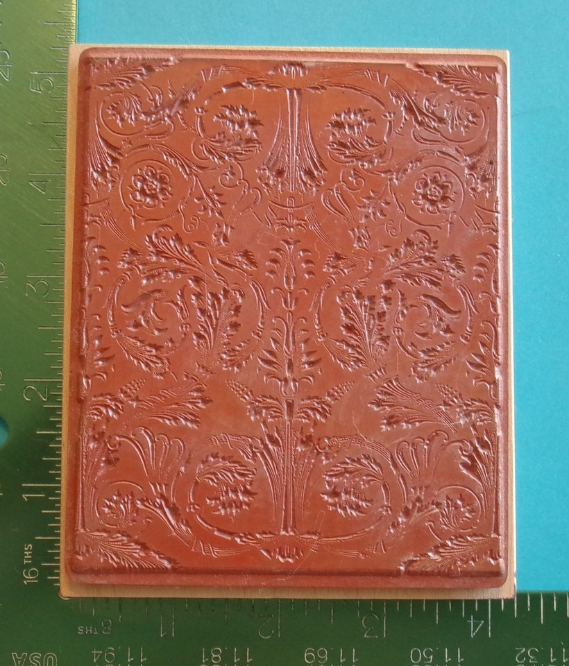 All Night Media Anna Griffin ORNATE IVY BACKGROUND Rubber Stamp 580K04 ...