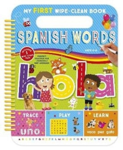 My First Wipe-Clean Book: Spanish Words (Anello, filo) | eBay