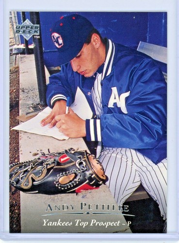 1995 Upper Deck Minors #176 Andy Pettitte Rookie RC - Columbus New York ...